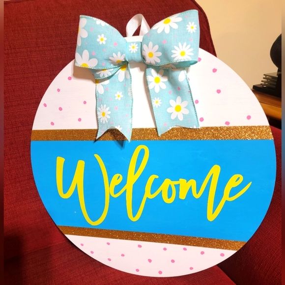 Hand Crafted | Wall Decor | New Welcome Sign | Poshmark